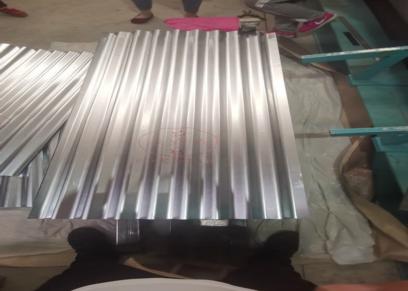 Q345 SGCC G60 Corrugated Roof Panels 12 Foot Corrugated Metal Cladding